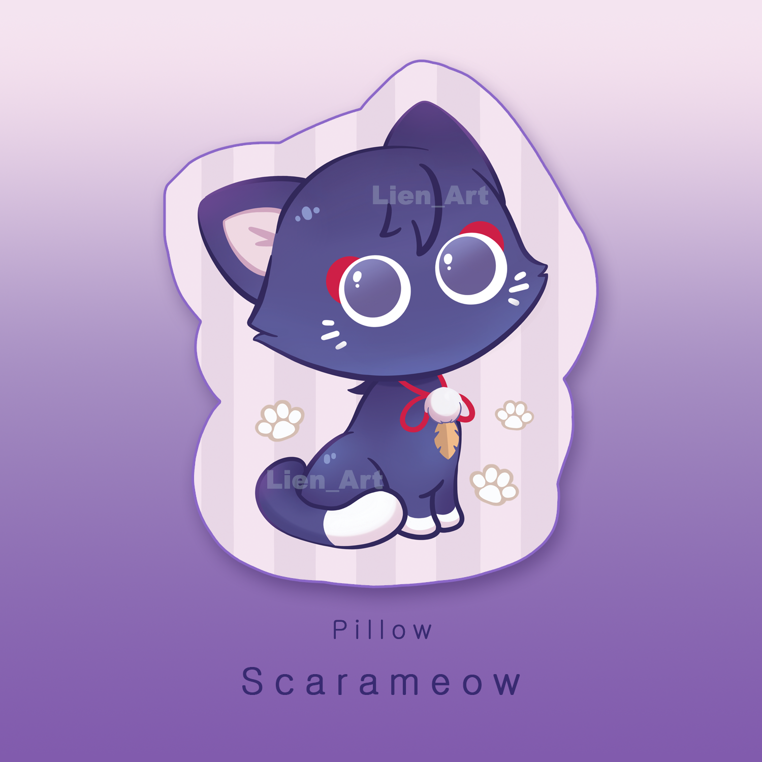[Genshin Impact] Scarameow - pillow - renewal ver. – Lien Art